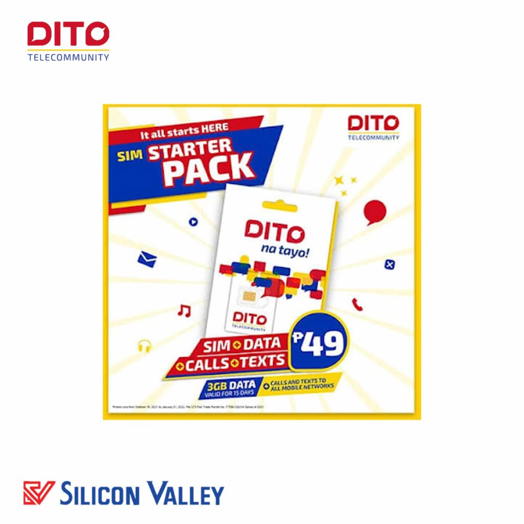 DITO Prepaid Sim | DITO Starter Pack - Silicon Valley